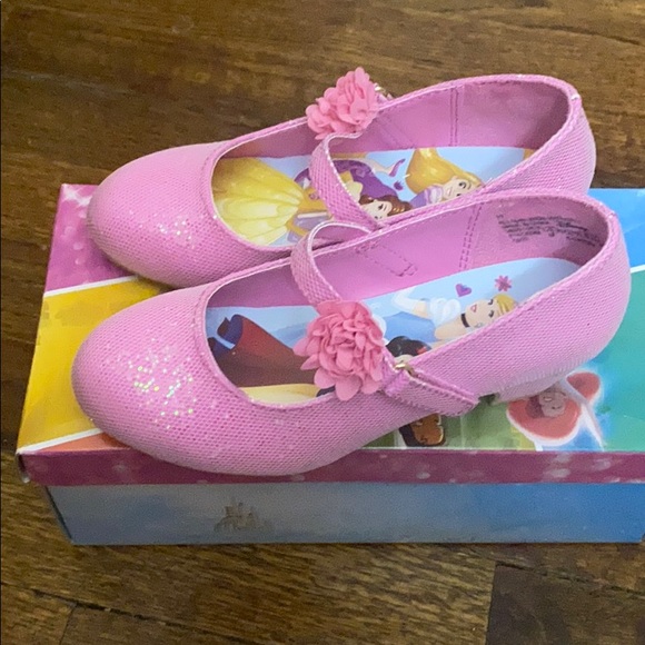 Disney | Shoes | Disney Princess Pink Sparkle Shoes | Poshmark